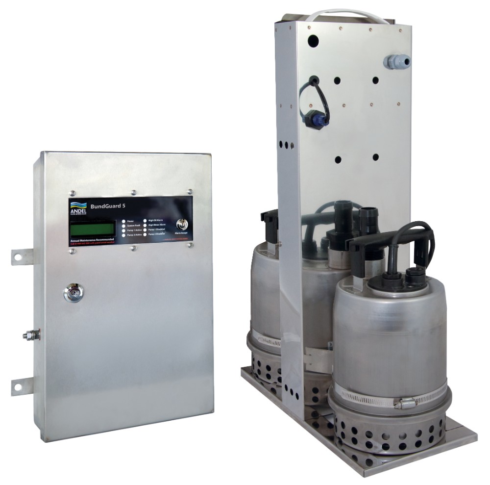 BundGuard® – Automatic Bund Dewatering Solution - Pump Power