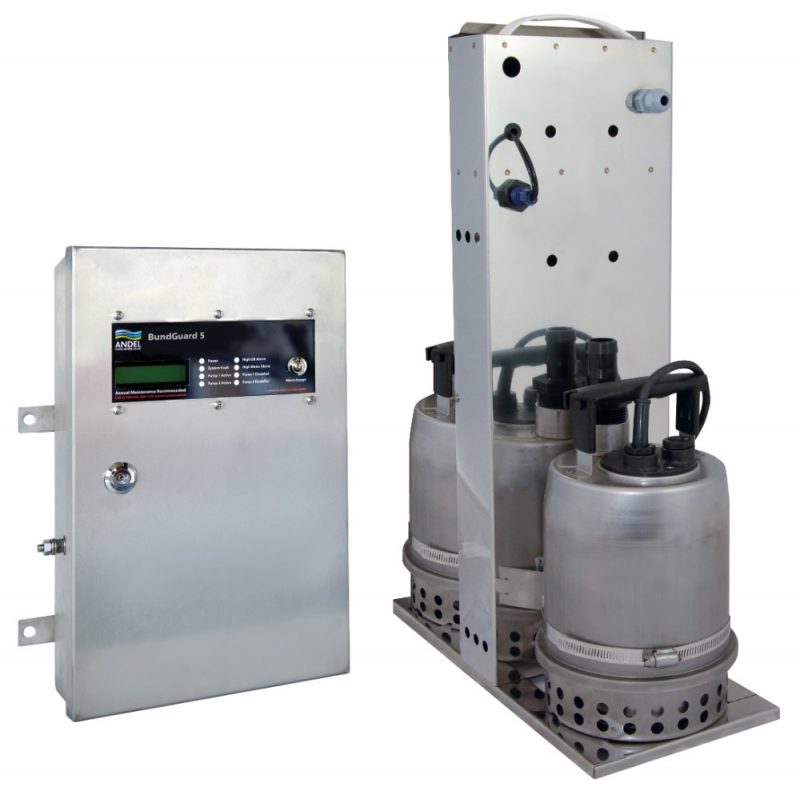 BundGuard® – Automatic Bund Dewatering Solution - Pump Power
